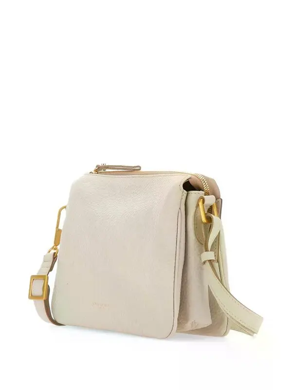 GIANNI CHIARINI Grained Shoulder Bag - Neutrals