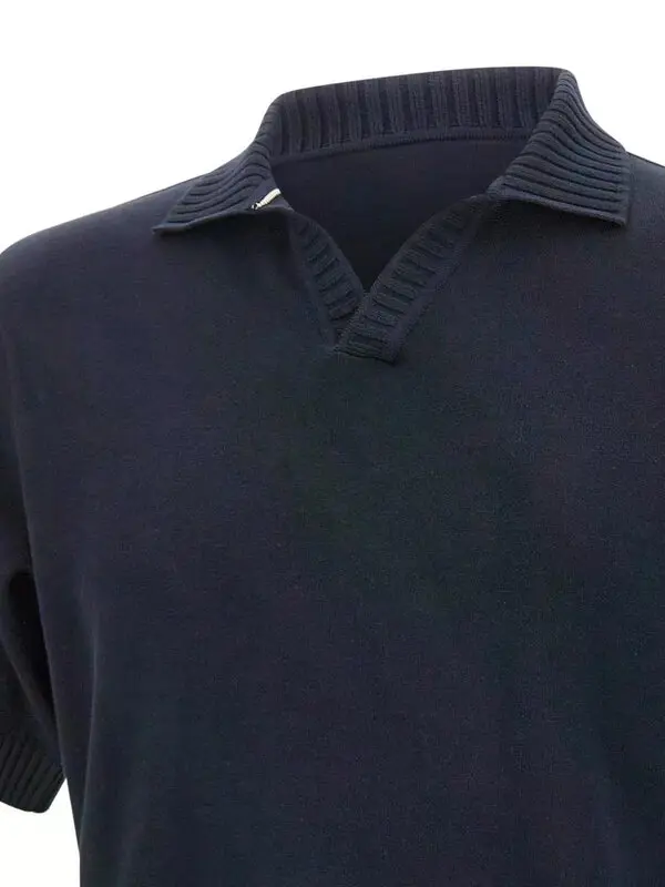 Paul & Shark Open Collar Logo Polo Shirt