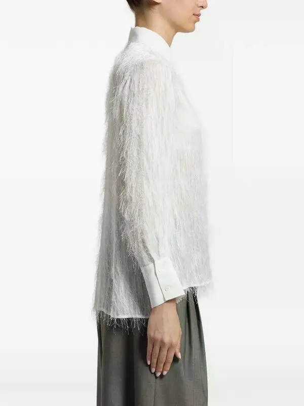 Peserico Fringe-embellished Shirt