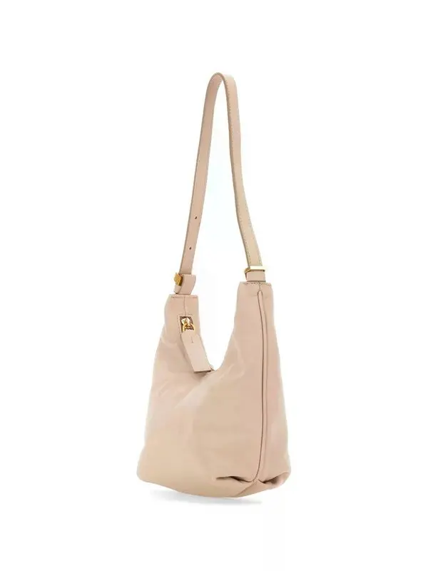 GIANNI CHIARINI Ella Top Zip Leather Shoulder Bag