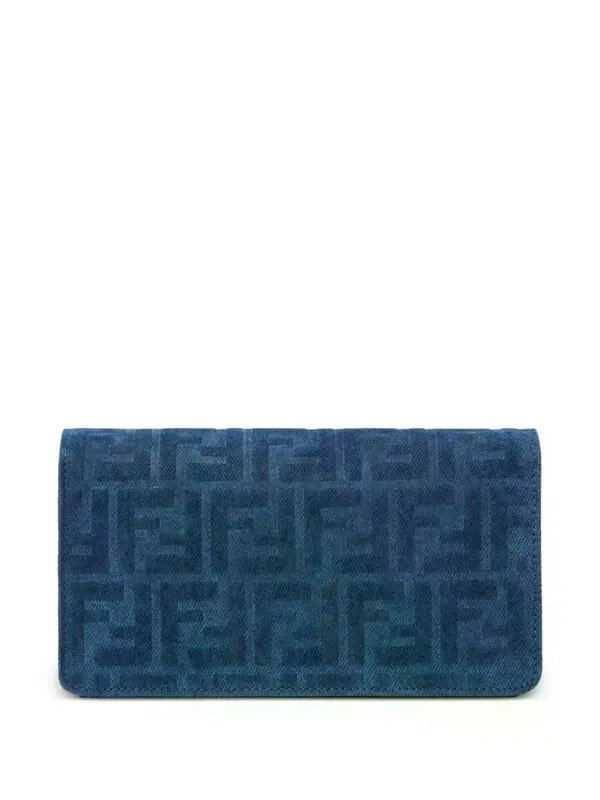 Fendi Baguette Wallet-on-chain With Ff Pattern