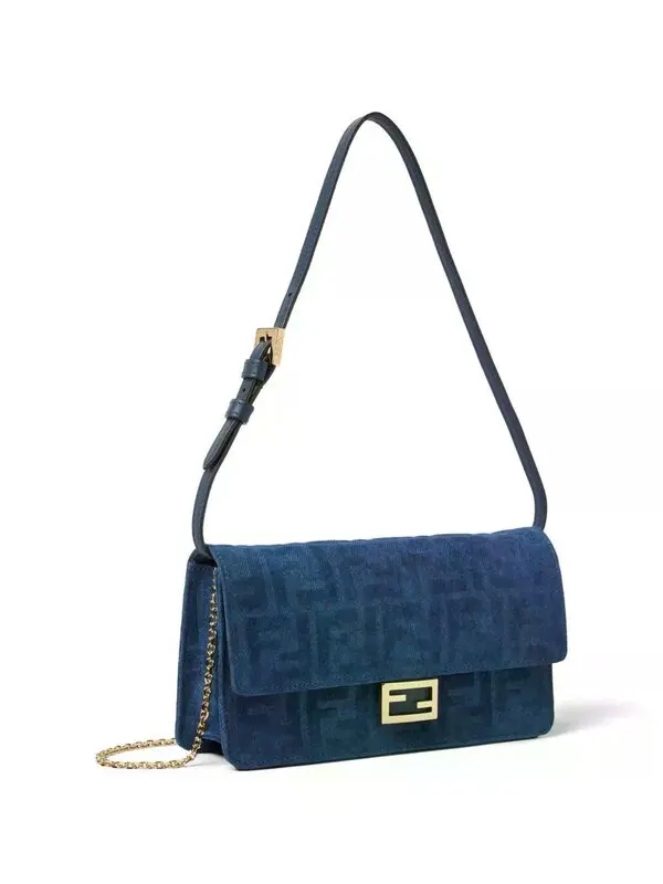 Fendi Baguette Wallet-on-chain With Ff Pattern