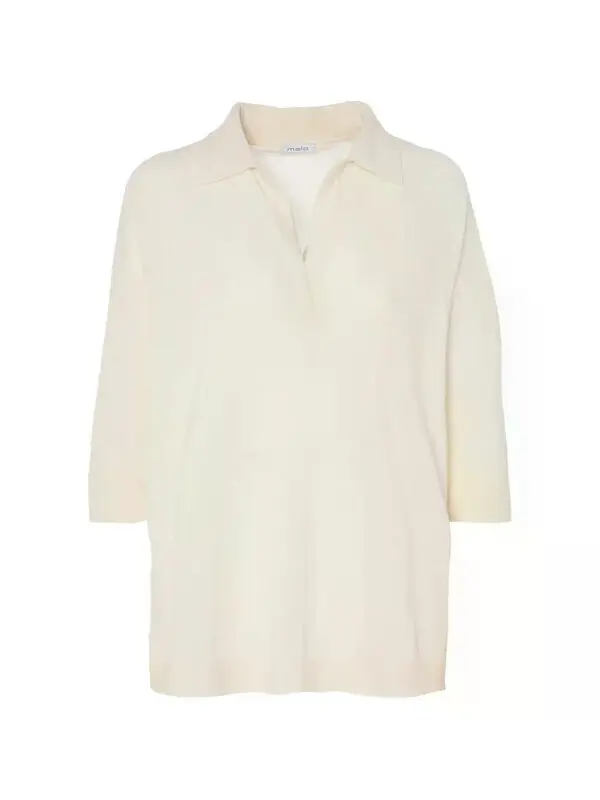 Malo Wingtip-collar Blouse