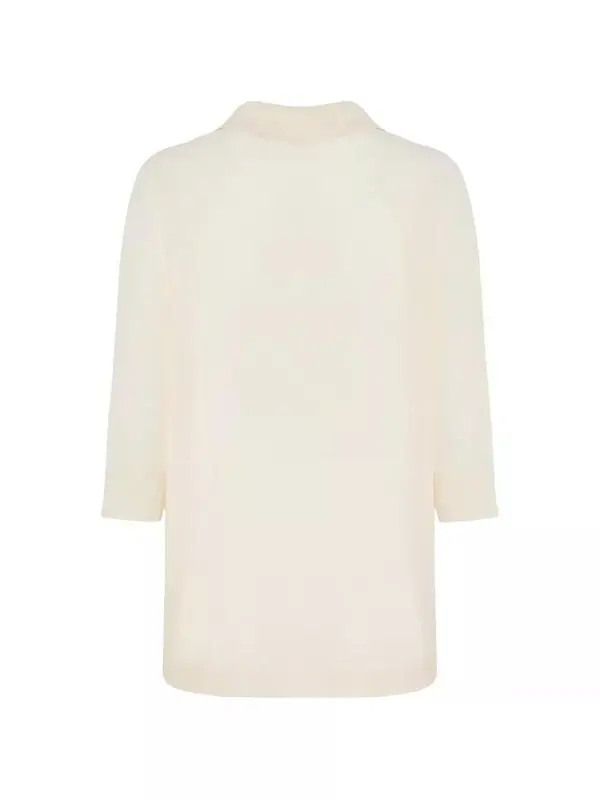 Malo Wingtip-collar Blouse