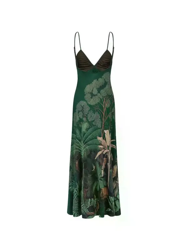 Johanna Ortiz Nuestra Tierra Floral-pattern Midi Dress