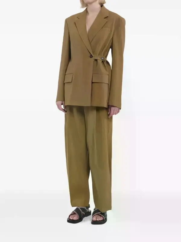TELA Double-breasted Wrap Blazer