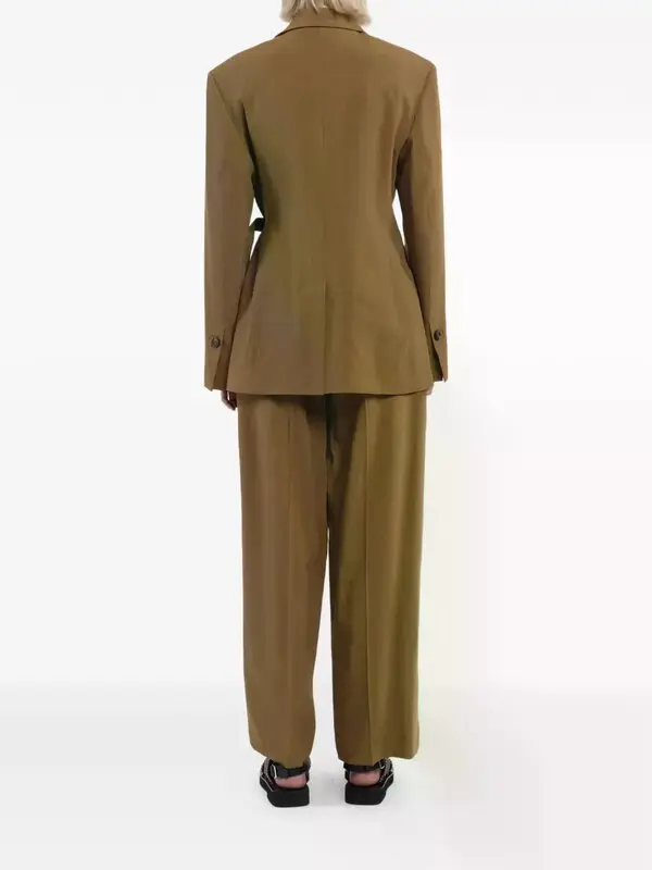 TELA Double-breasted Wrap Blazer