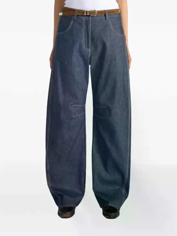 Liviana Conti Leon Contrast-stitching Jeans