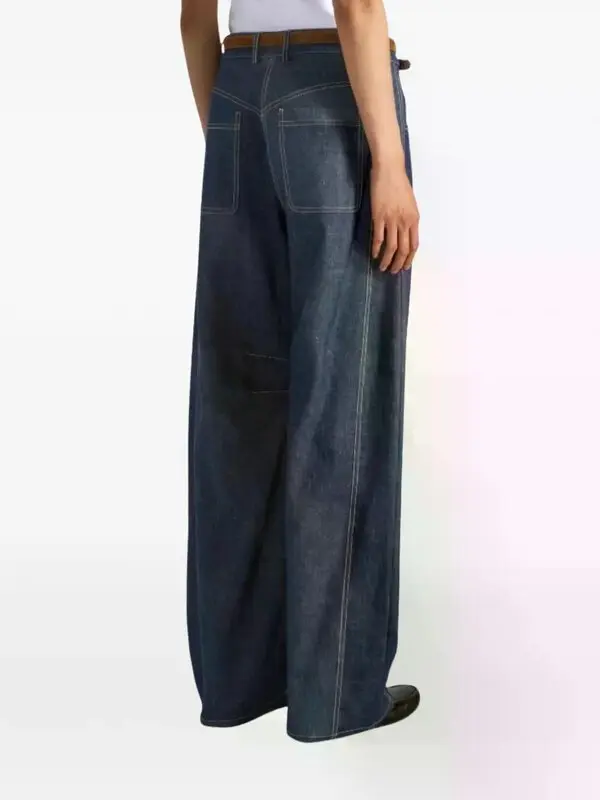 Liviana Conti Leon Contrast-stitching Jeans