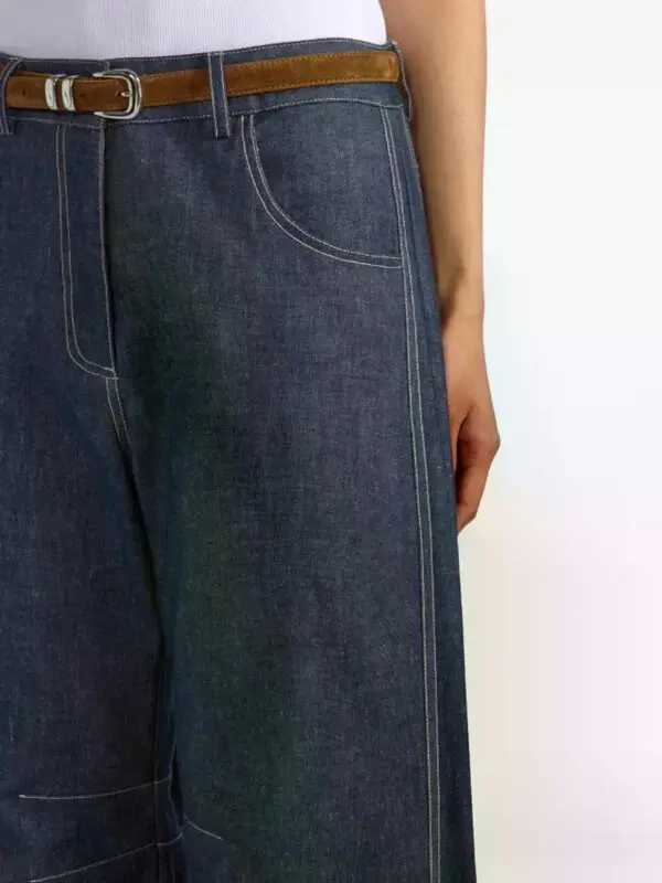 Liviana Conti Leon Contrast-stitching Jeans