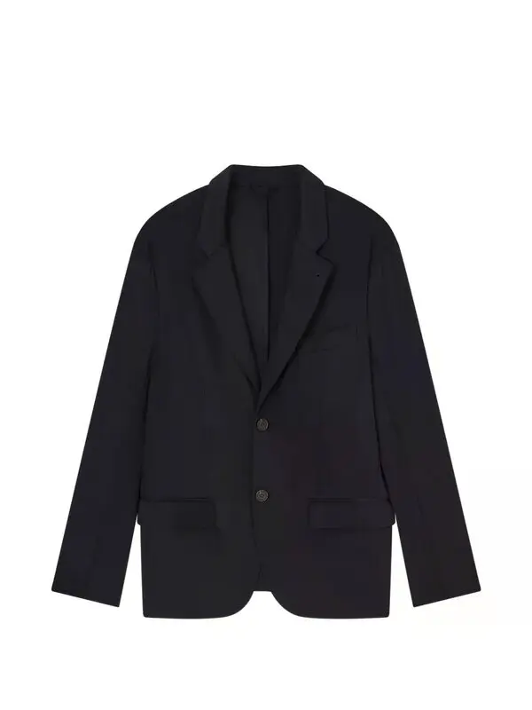 Emporio Armani Buttoned Single-breasted Jacket - Blue