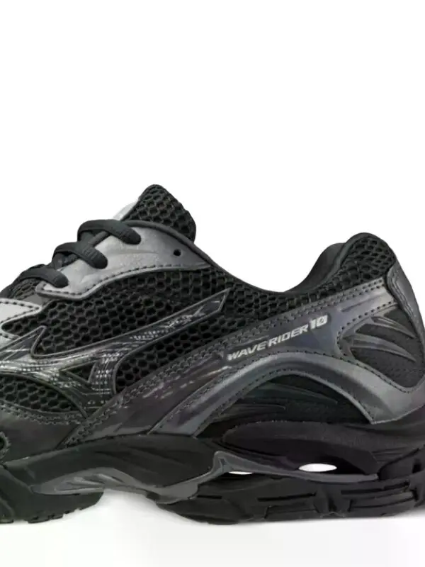 Mizuno Wave Rider Lace-up Sneakers - Black