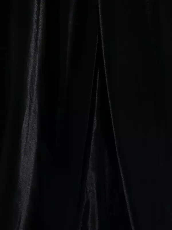 Alberta Ferretti V-neck Maxi Dress - Black
