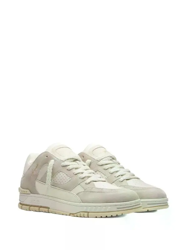 Axel Arigato Area Lo Suede-panels Sneakers - Neutrals