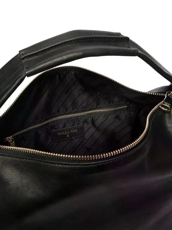 Patrizia Pepe Logo-plaque Tote Bag - Black