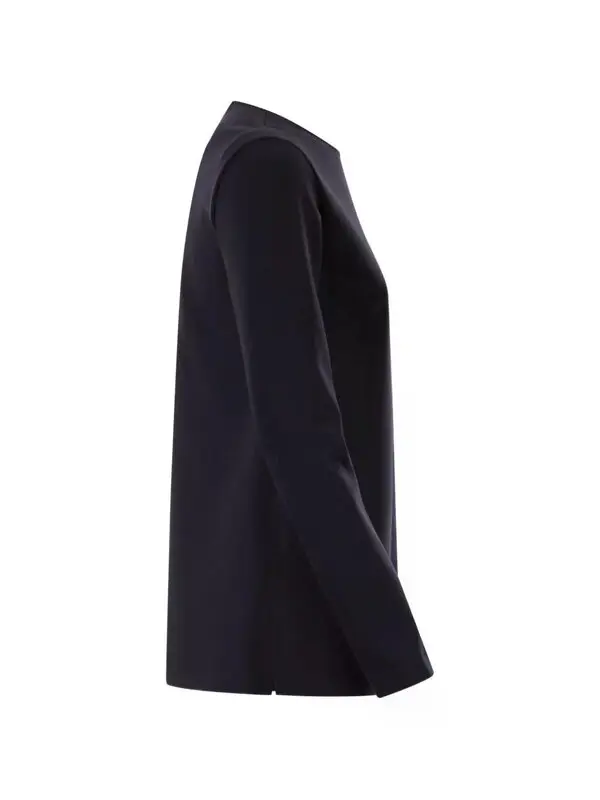 Max Mara Slim Zip Top - Blue
