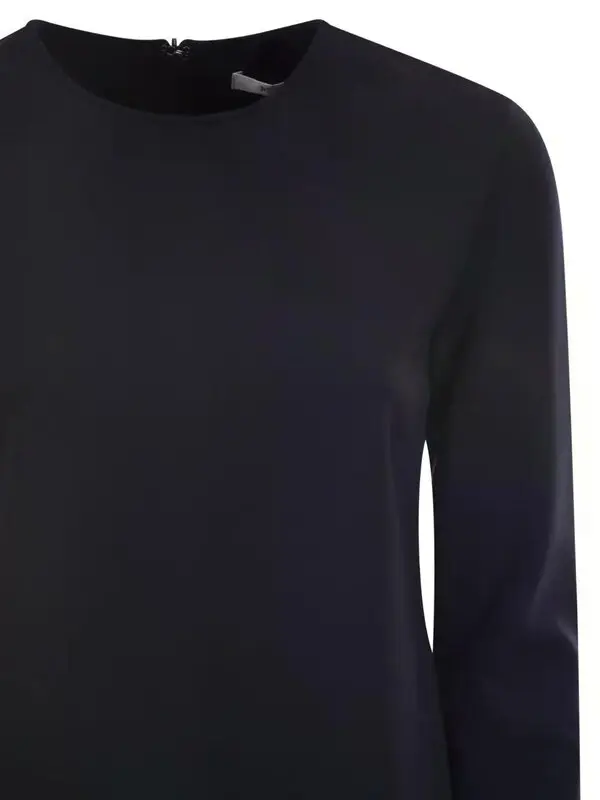 Max Mara Slim Zip Top - Blue