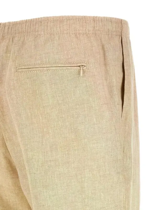 CELLAR DOOR Drawstring Elastic Trousers - Neutrals