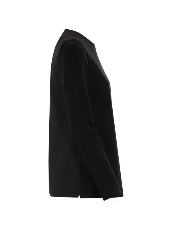 Max Mara Zip-fastening Blouse - Black