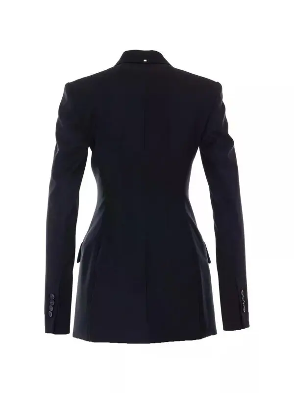 Sportmax Fate Button V-neck Blazer - Blue