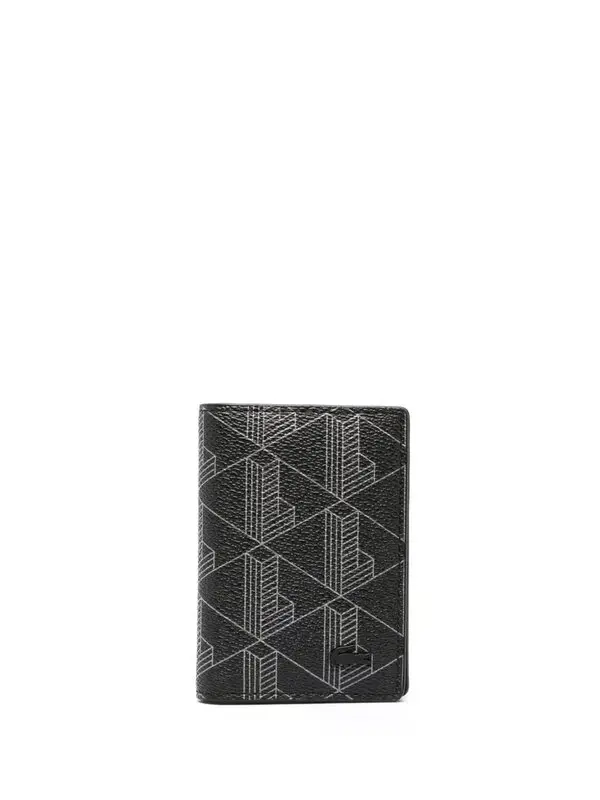 Lacoste Logo-plaque Bi-fold Design Wallet - Grey