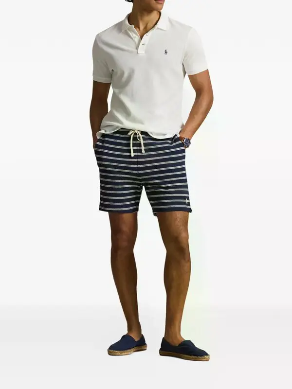Polo Ralph Lauren Striped Drawstring Shorts - Blue