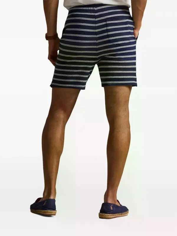 Polo Ralph Lauren Striped Drawstring Shorts - Blue
