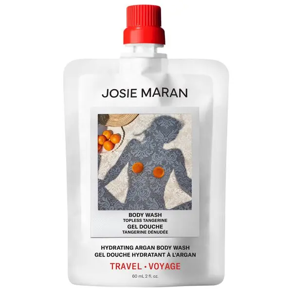 JOSIE MARAN Topless Tangerine Hydrating + Cleansing Argan Refillable Body Wash Mini - One-color