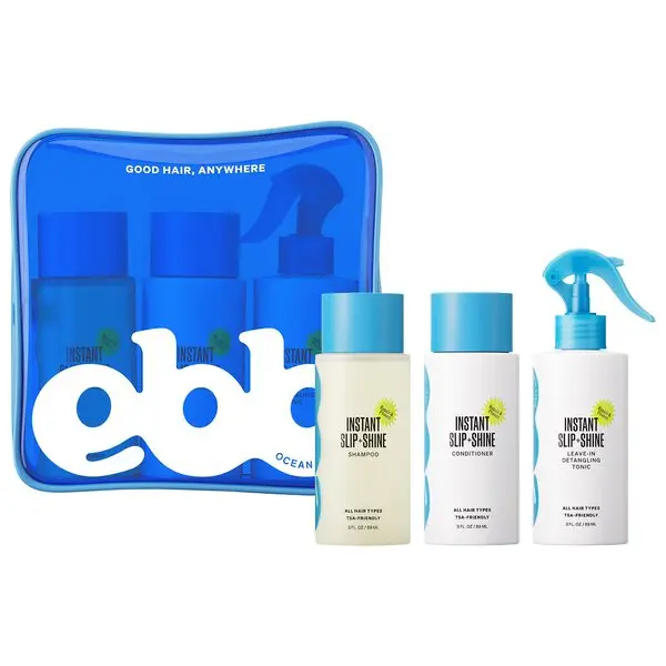 EBB OCEAN CLUB Mini Instant Slip & Shine Hydrating Hair Set