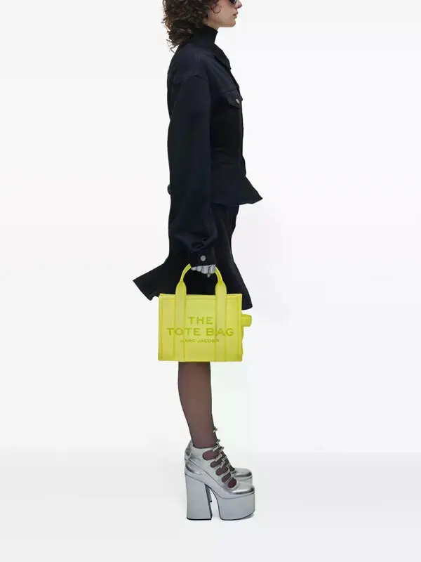 Marc Jacobs The Leather Small Tote Bag - Yellow