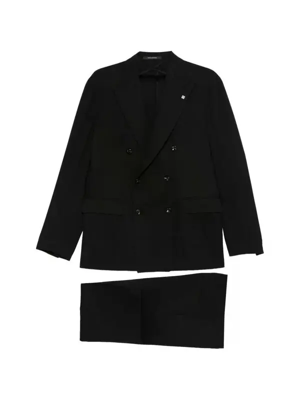 Tagliatore Double-breasted Suit - Black
