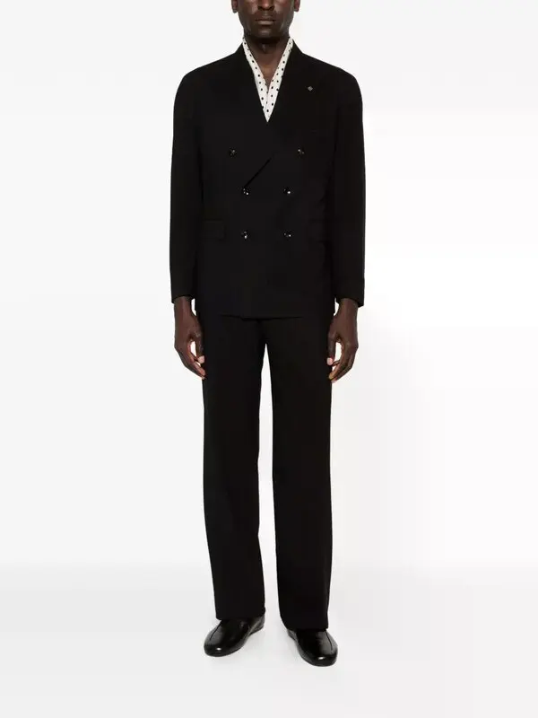 Tagliatore Double-breasted Suit - Black