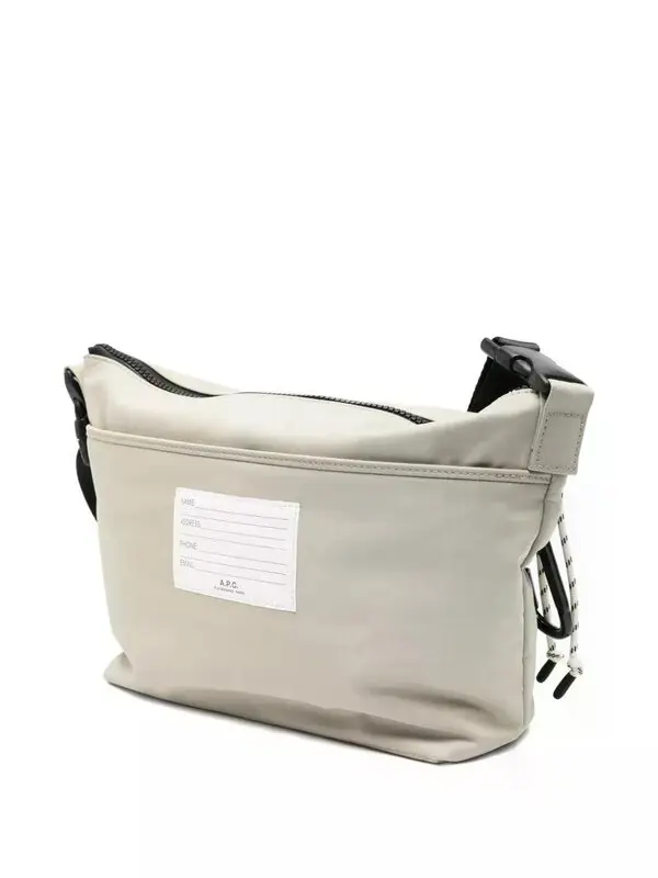 A.p.c. Buckle-strap Cross Body Bag - Grey