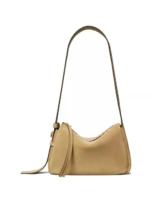 Tory Burch Romy Pick Stitch Shoulder Bag - Neutrals