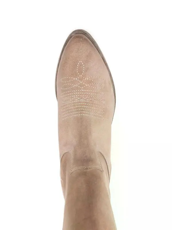 CURIOSITÈ Suede Cowboy Boots