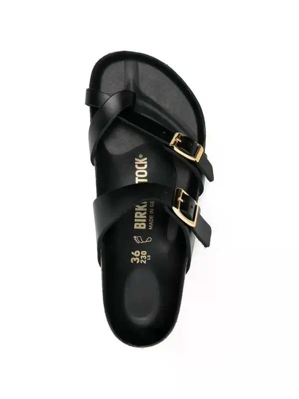 BIRKENSTOCK Mayari Buckle Strap Sandals - Black