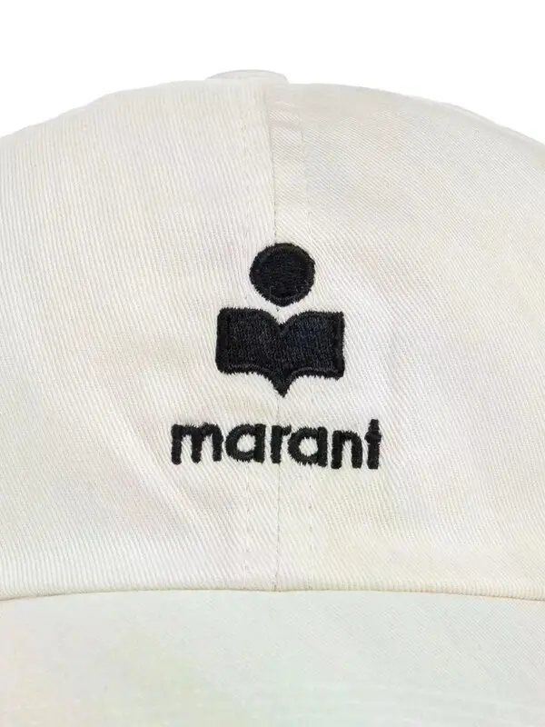 Isabel Marant Étoile Embroidered Logo Baseball Cap - White