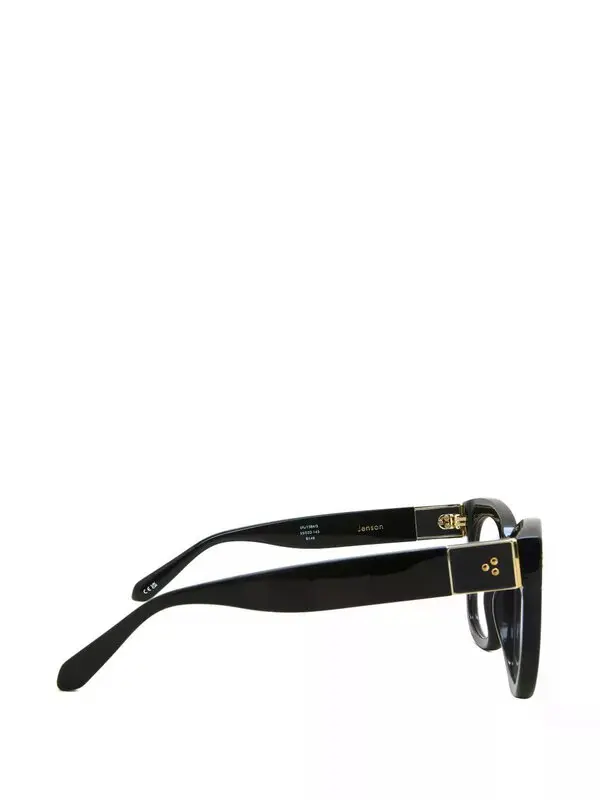 Linda Farrow Embellished Geometric Sunglasses