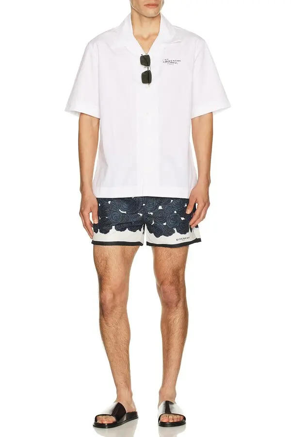 Givenchy Adjustable Swimsuit In Blue - Navy