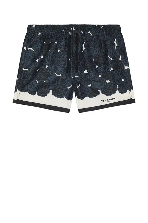 Givenchy Adjustable Swimsuit In Blue - Navy