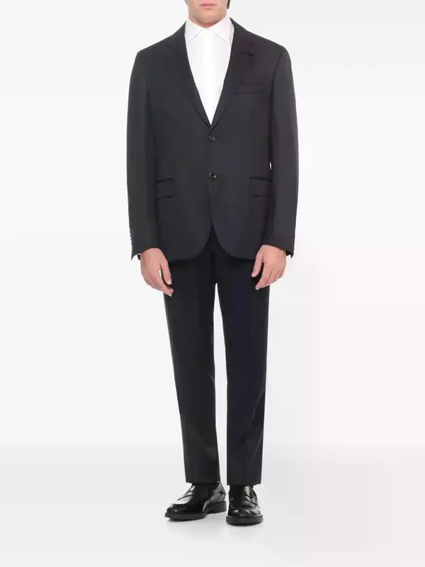 LARDINI Button Suit - Blue