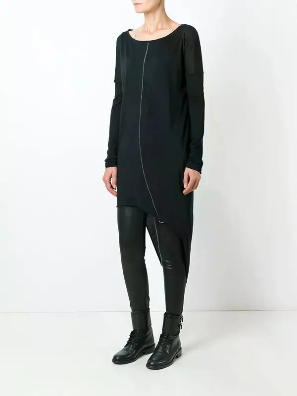 THOM KROM Asymmetric Long T-shirt
