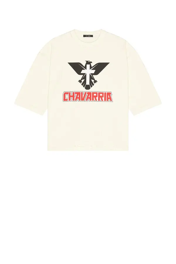 WILLY CHAVARRIA Tecate Buffalo Tee In White