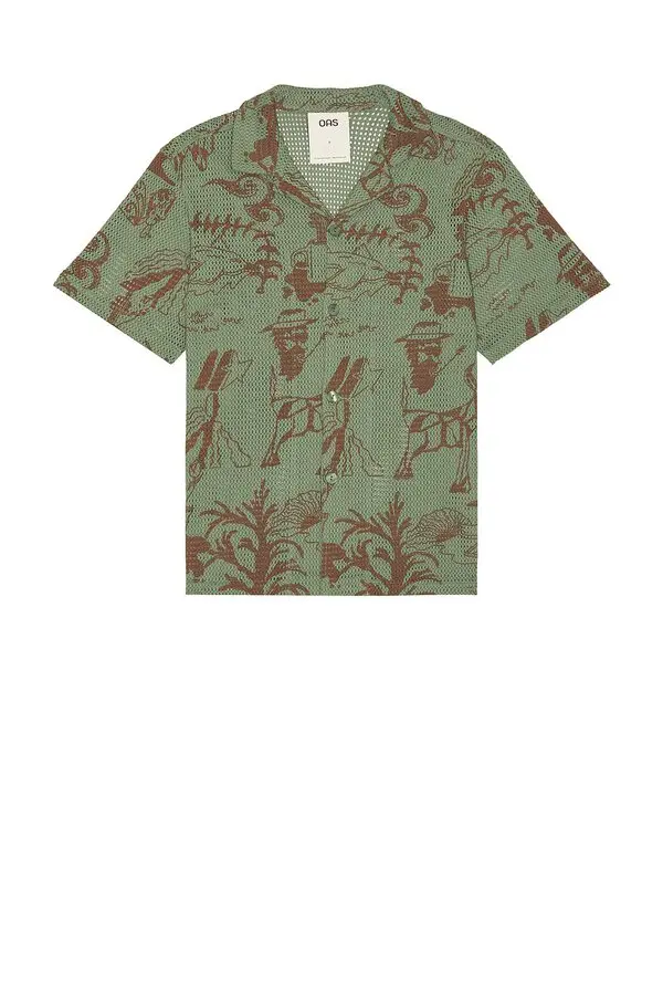 Oas Poplan Cuba Shirt - Green