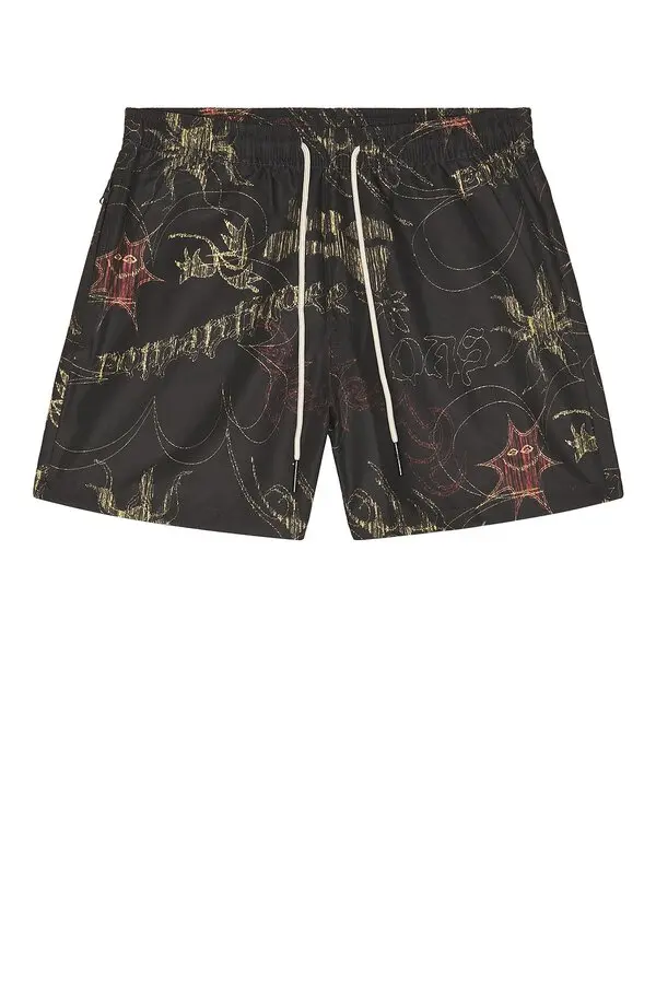 Oas Romantique Swim Shorts - Black
