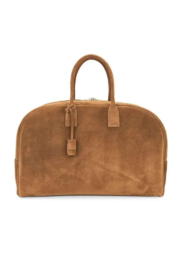 Saint Laurent Bowling Duffle Bag - Caramel Cognac