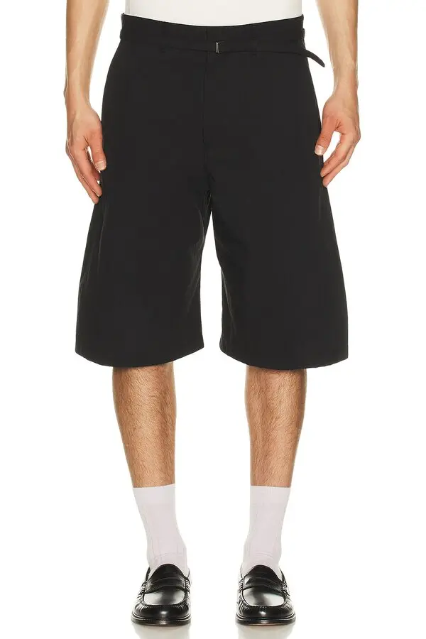 LE17SEPTEMBRE Belted Curved Shorts