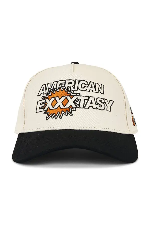 MIDNIGHT RODEO American Exxxtasy Cap - Antique White