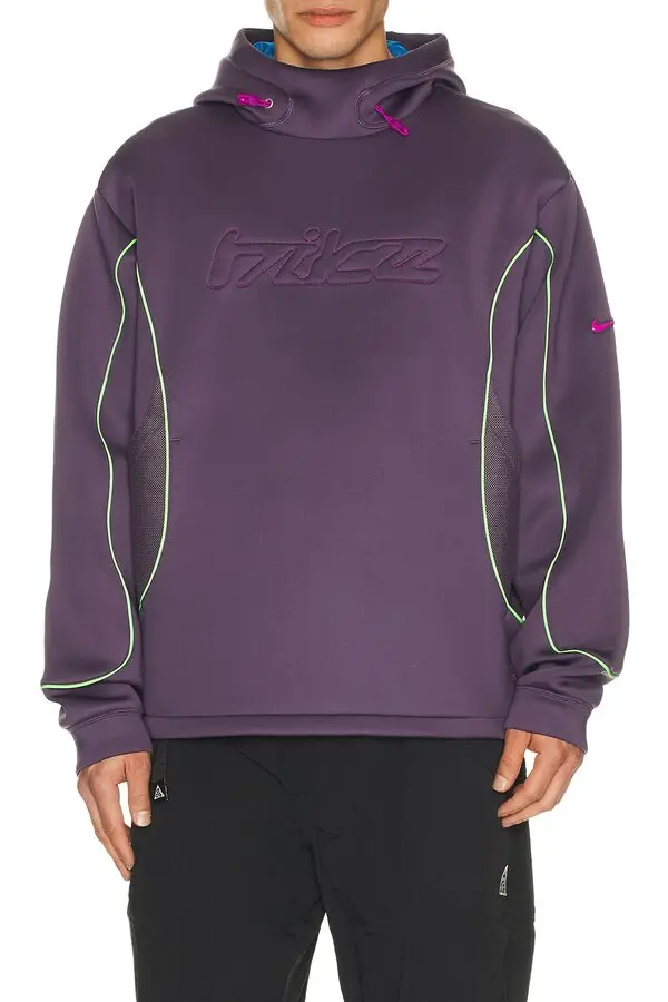 Nike Pullover Hoodie In Purple - Dark Raisin  Brilliant Blue  & Vivid Pur