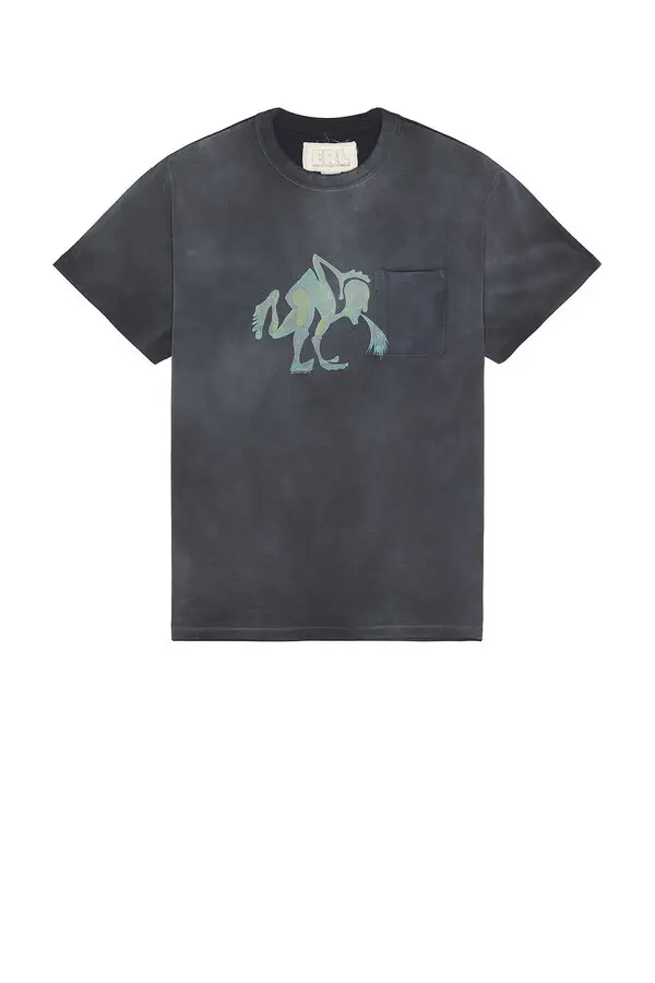 ERL Puke T-shirt Knit - Blue
